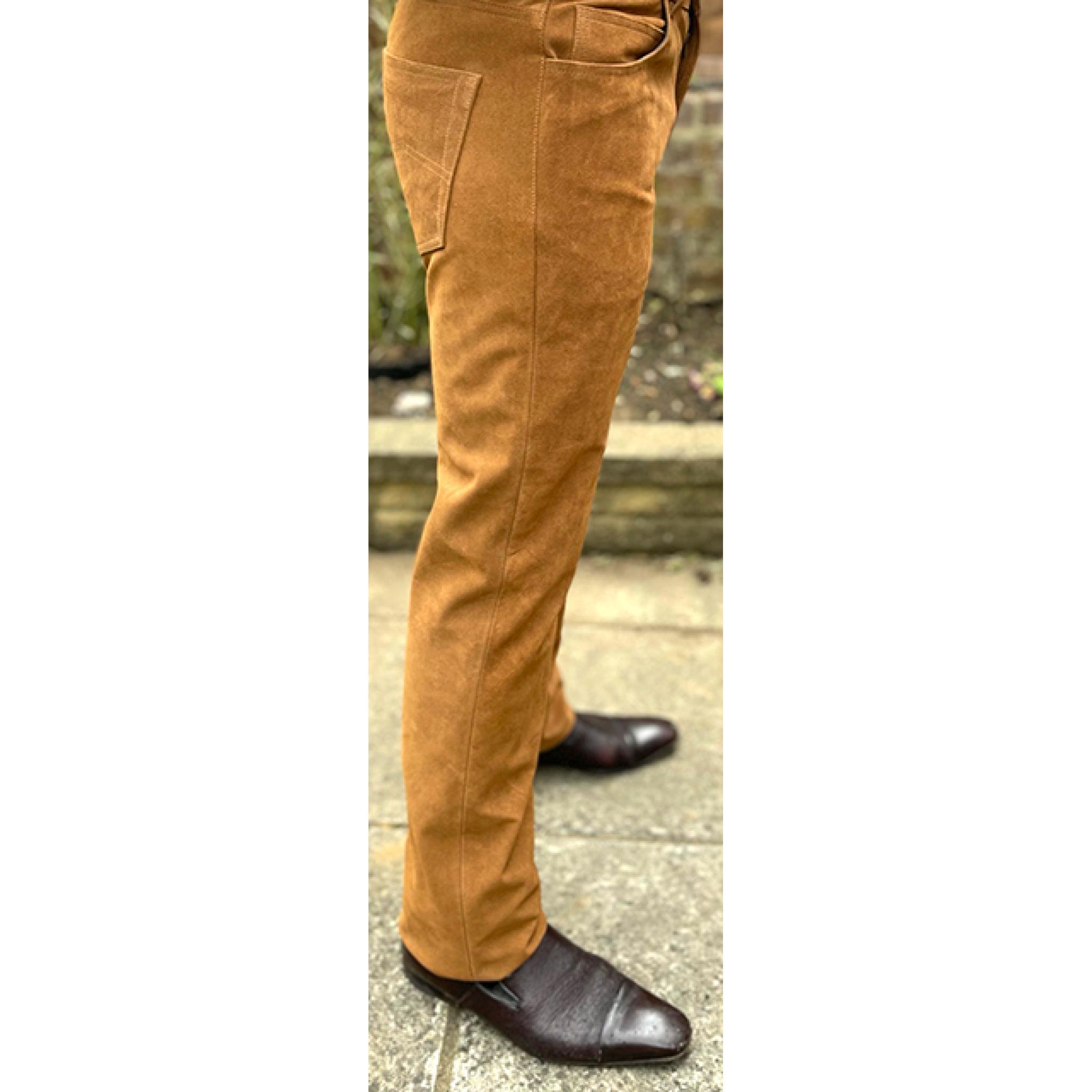 Men's Suede Jeans