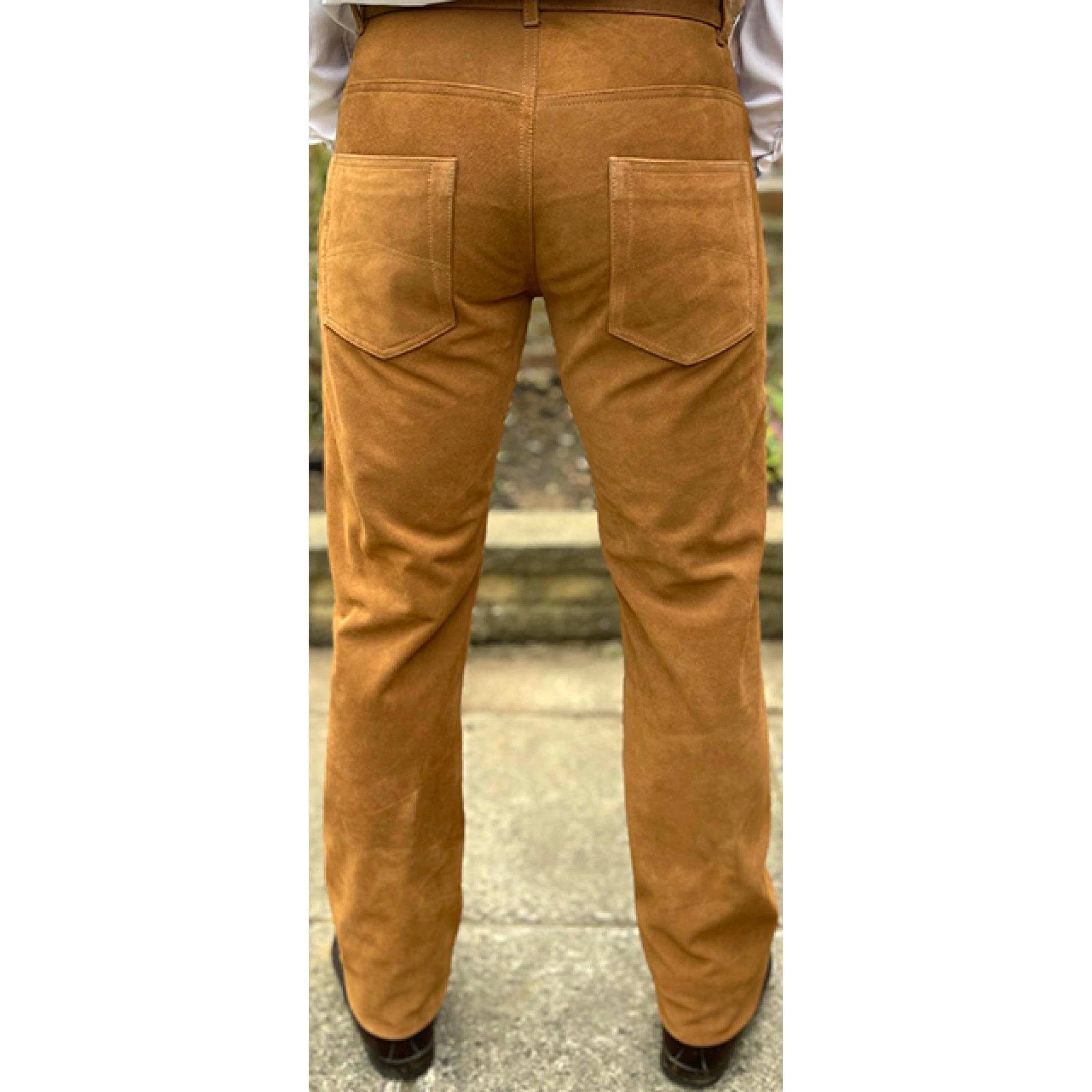 Men's Suede Jeans