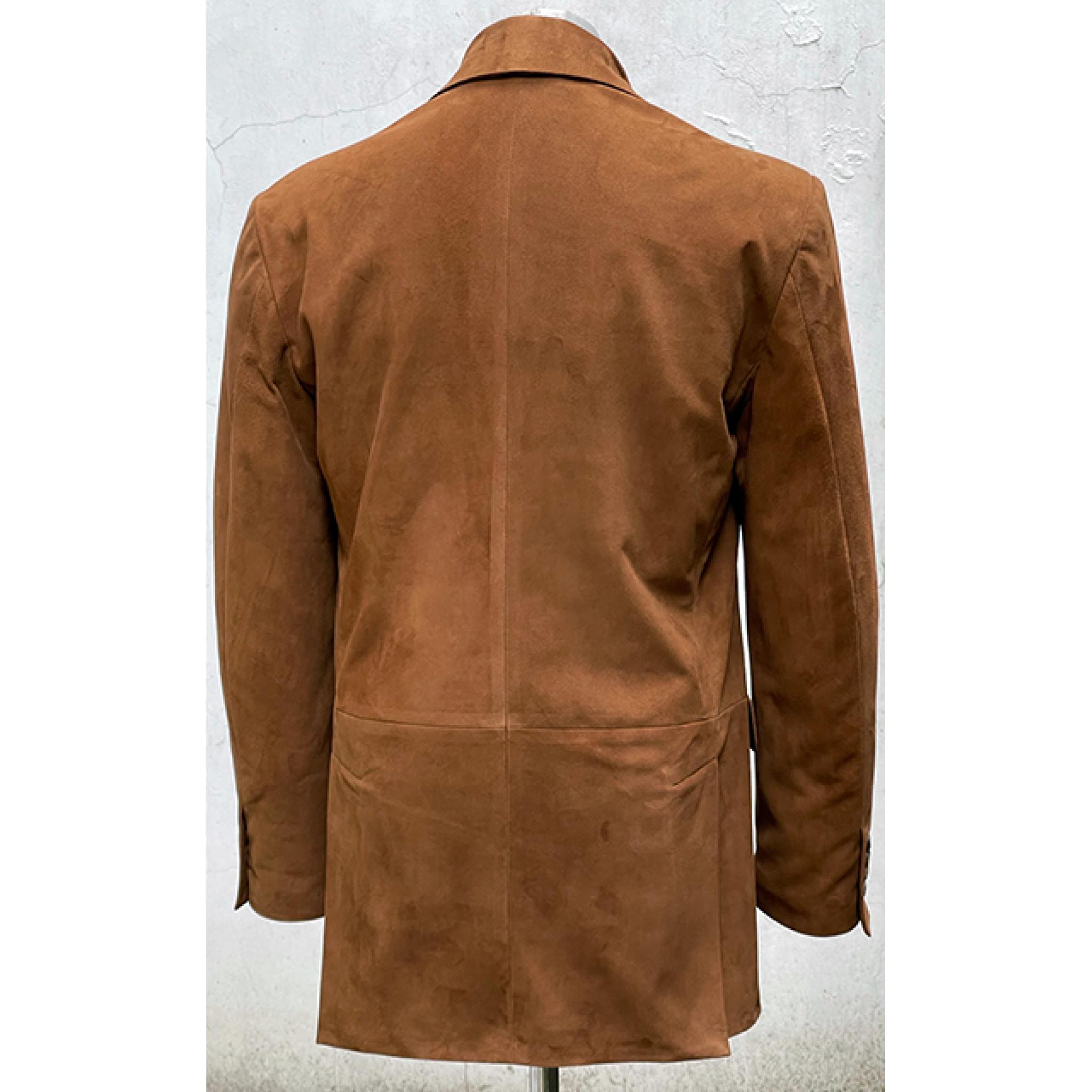 Men's Suede Double Vent Blazer