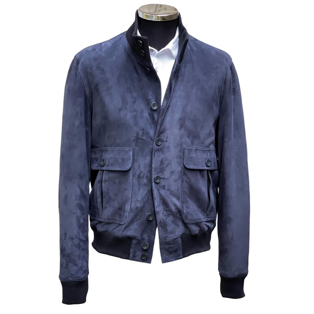 Men's Suede A1 Bomber Jacket